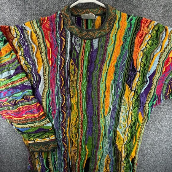 COOGI | Sweaters | Coogi Australia Sweater Knit Xl Cotton Colorful ...
